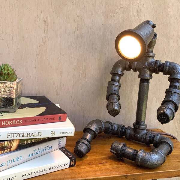 Robot Pipe Lamp - Etsy