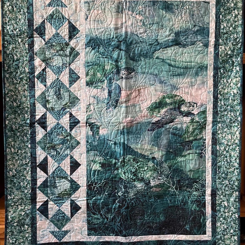 Ocean Quilt - Etsy