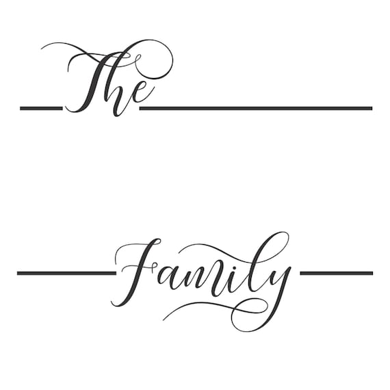 Last Name Svg / Last Name Png / Last Name | Etsy Australia