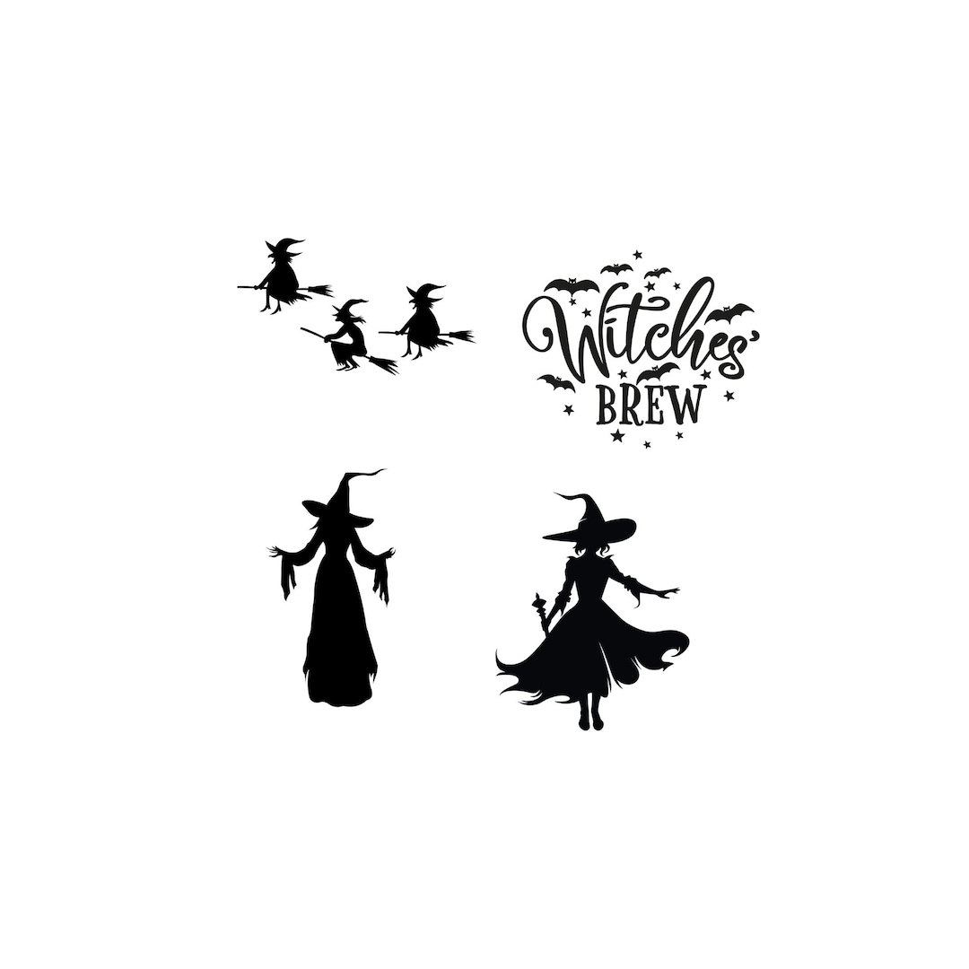 WITCH SVG, Witch Bundle Svg, Halloween Svg, Halloween Witch Svg, Witch ...