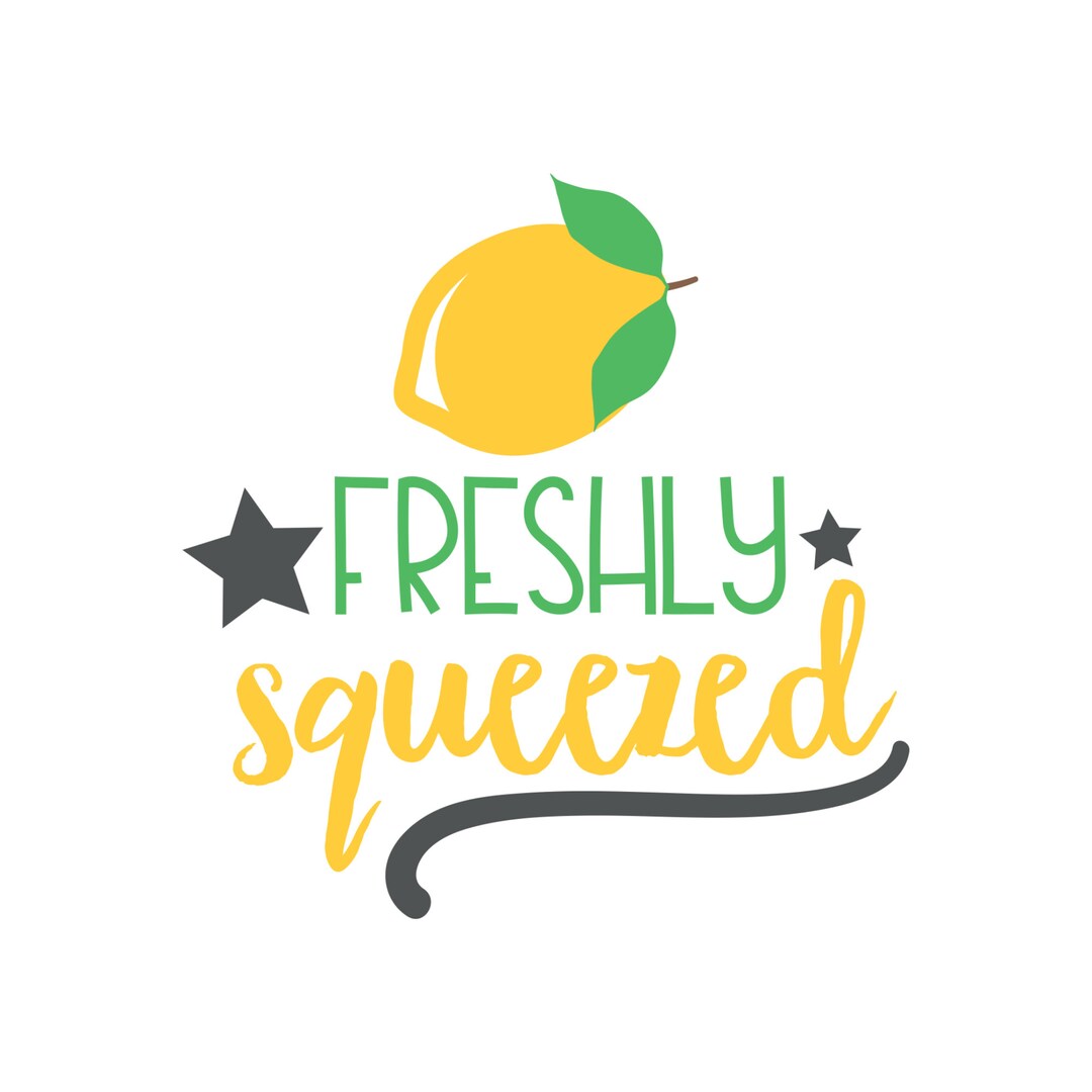 Fresh Squeezed Lemonade Svg Lemon Svg Fresh Lemonade Svg Summer Svg