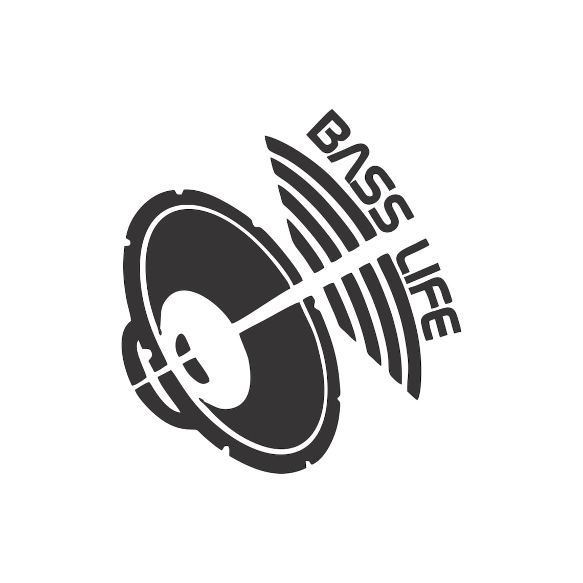 Subwoofer Speakers Svg Digital Download Bass Life Svg - Etsy