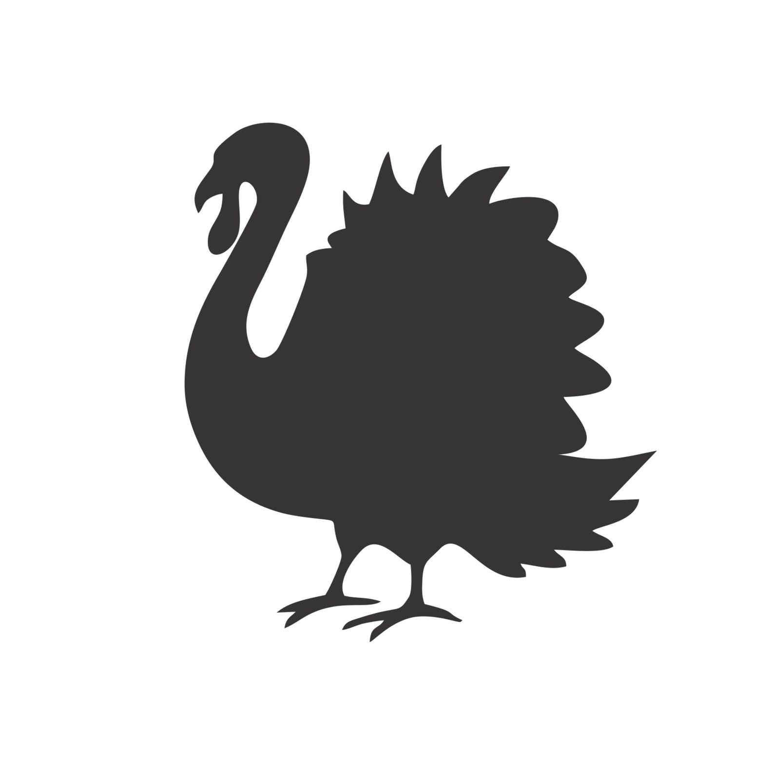 Turkey SVG Turkey PNG Turkey Silhouette Turkey Clipart - Etsy