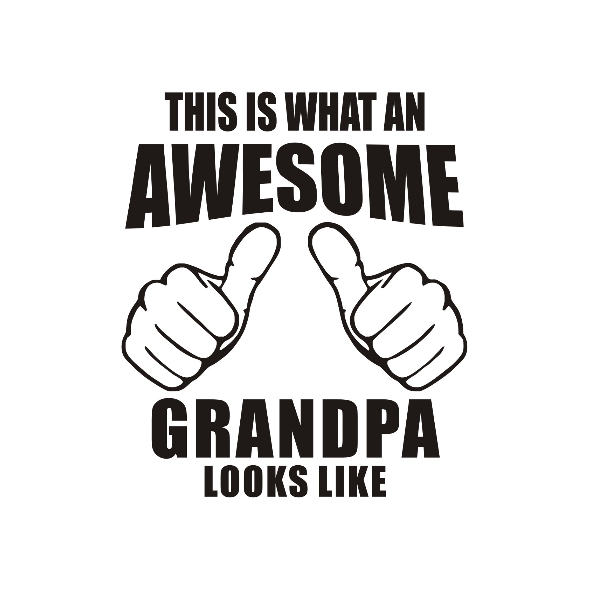 Awesome Grandpa svg grandpa svg grandpa clipart digital | Etsy