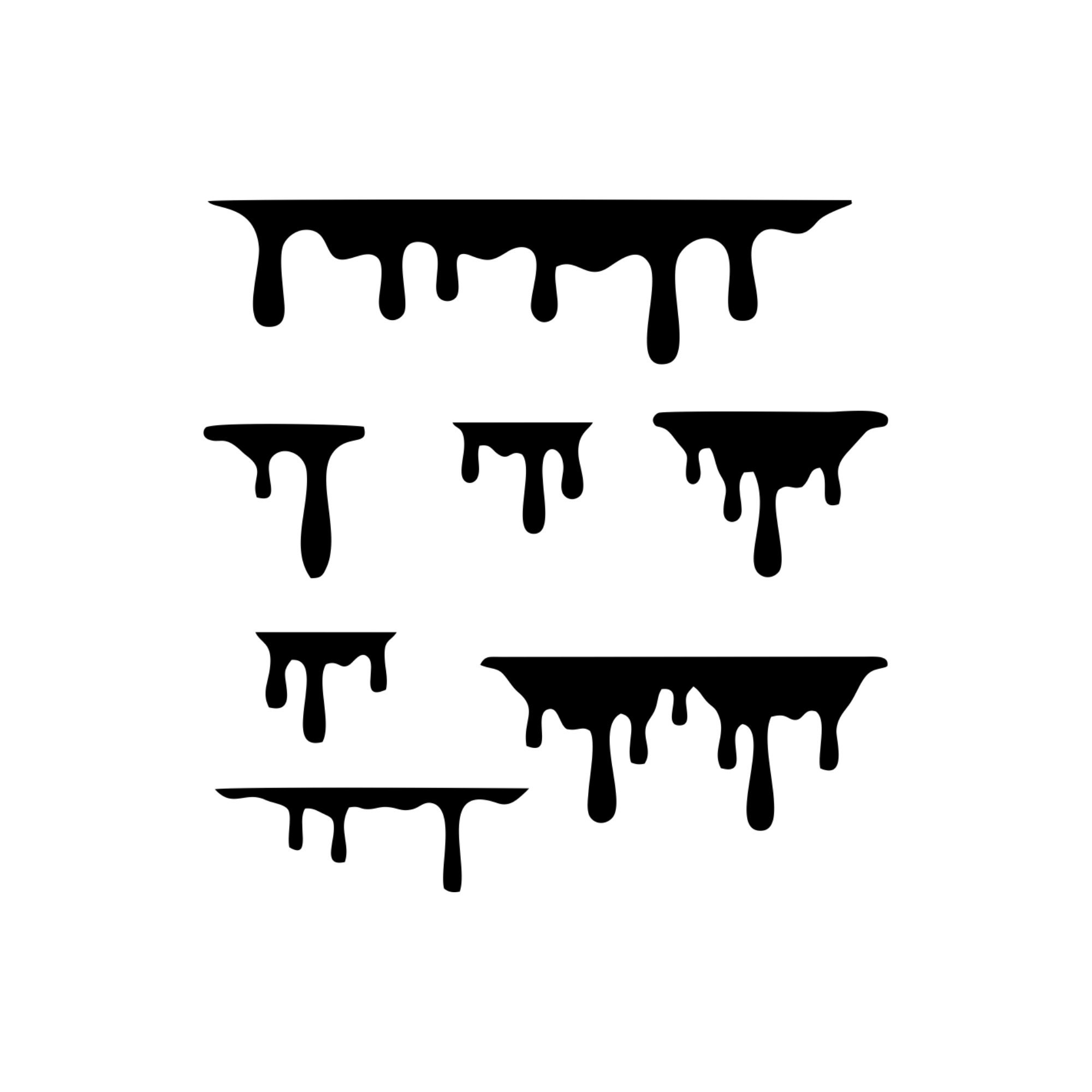 Dripping Borders Svg, Paint Drip Svg, Dripping Svg, Dripping Borders ...
