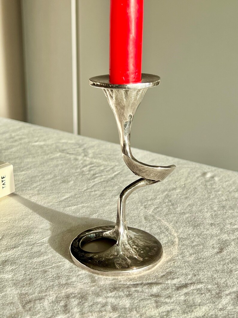 Vintage Candlestick by Kurt Jesch for Fratelli Tonini, Italy, Brutalist ...