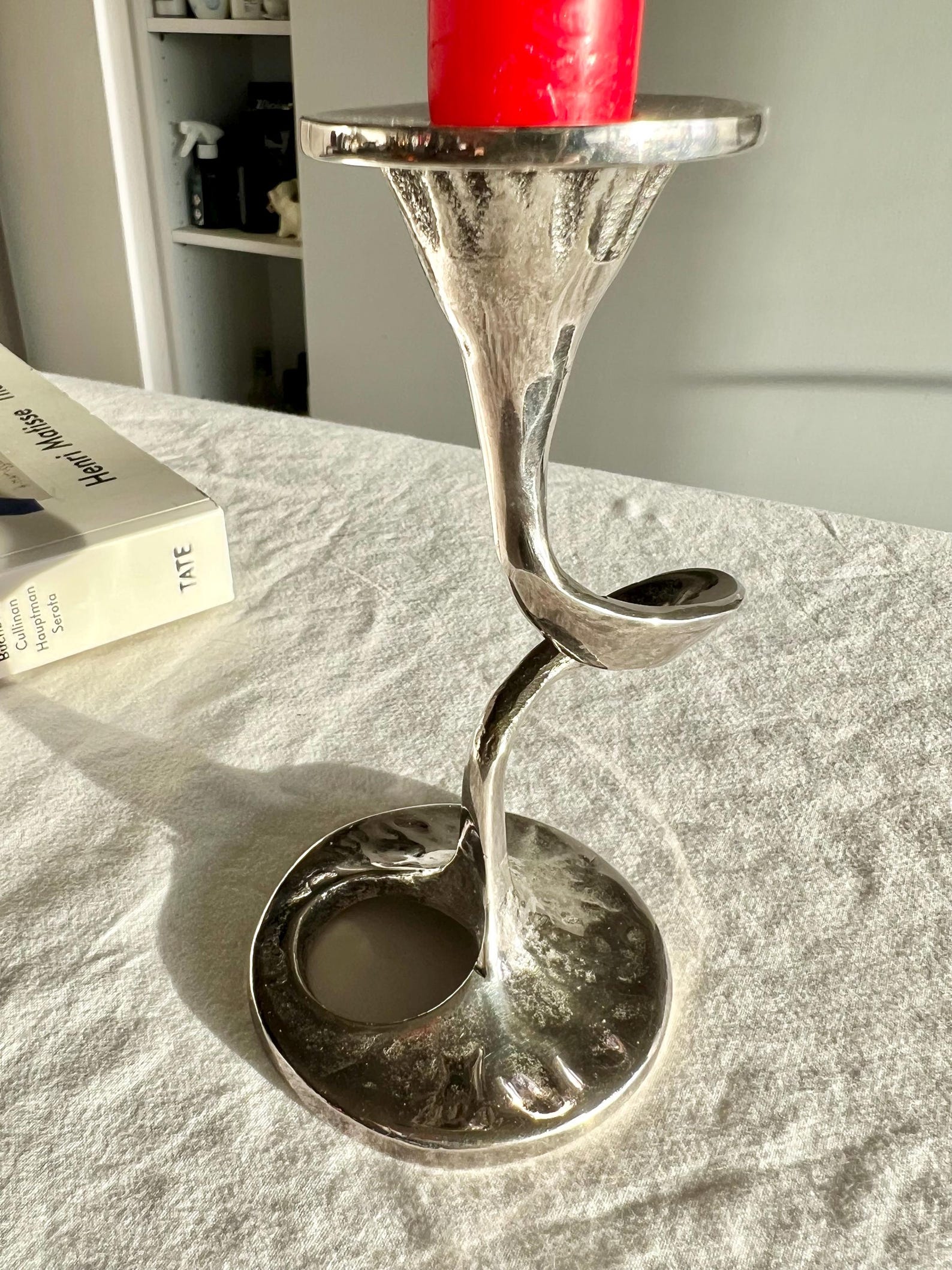 Vintage Candlestick by Kurt Jesch for Fratelli Tonini, Italy, Brutalist ...