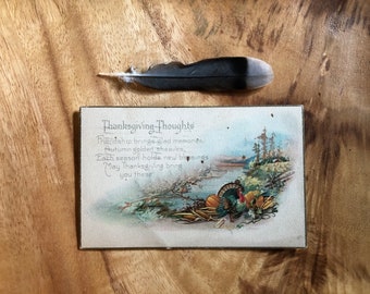 Rare George Washington One Cent Stamp, 1912 Embossed Thanksgiving ...