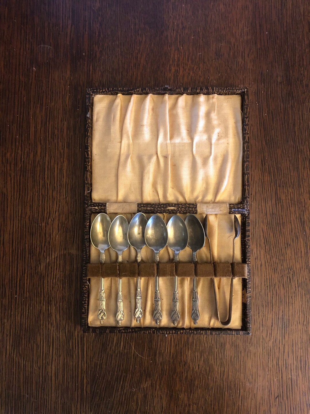 Vintage EPNS Apostle Spoons and Tongs - 1920s - Etsy