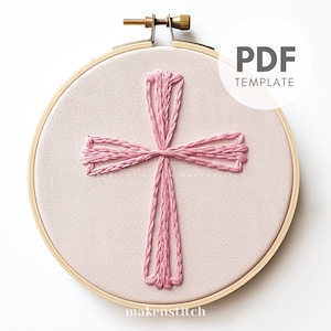 Simple Cross Hand Embroidery Pattern, Cross Hand Embroidery Design ...