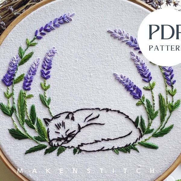 Cat Hand Embroidery - Etsy