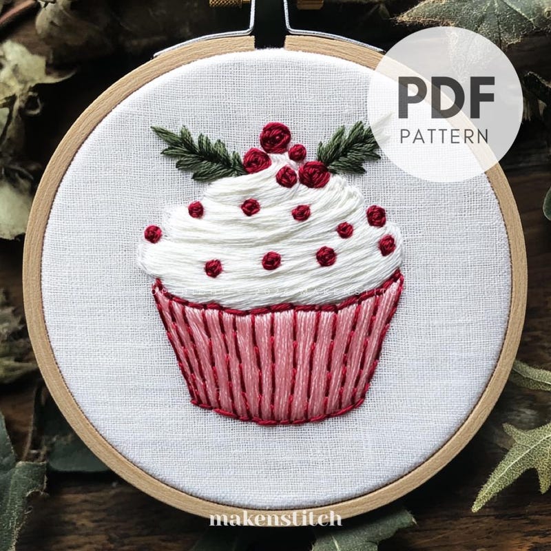 Food Embroidery - Etsy