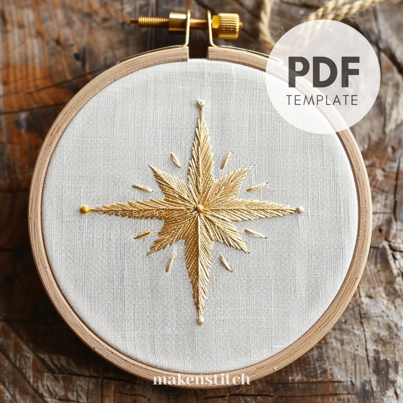 Star Embroidery - Etsy
