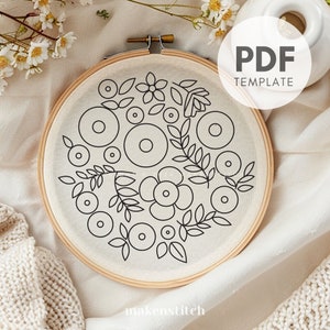 Colorful Flowers Hand Embroidery Design, Flowers Design, Flowers Hand ...