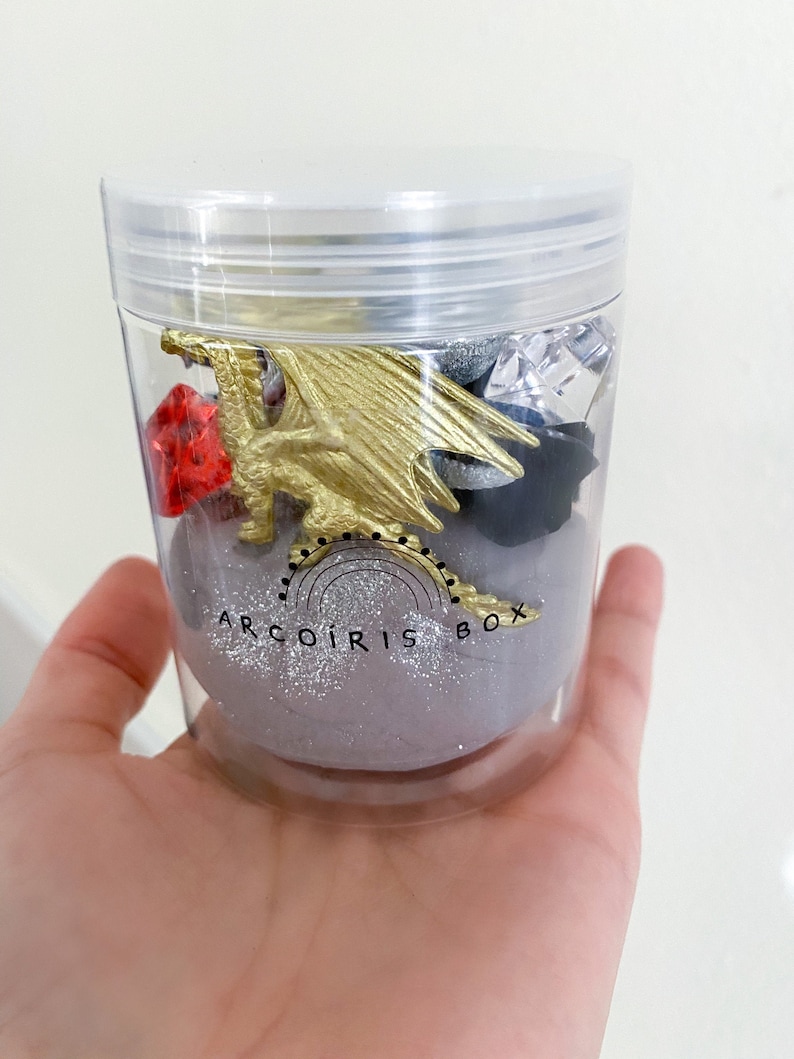 DRAGON PARTY FAVOR Play Dough Jars - Kids Sensory Toys - Monster ...