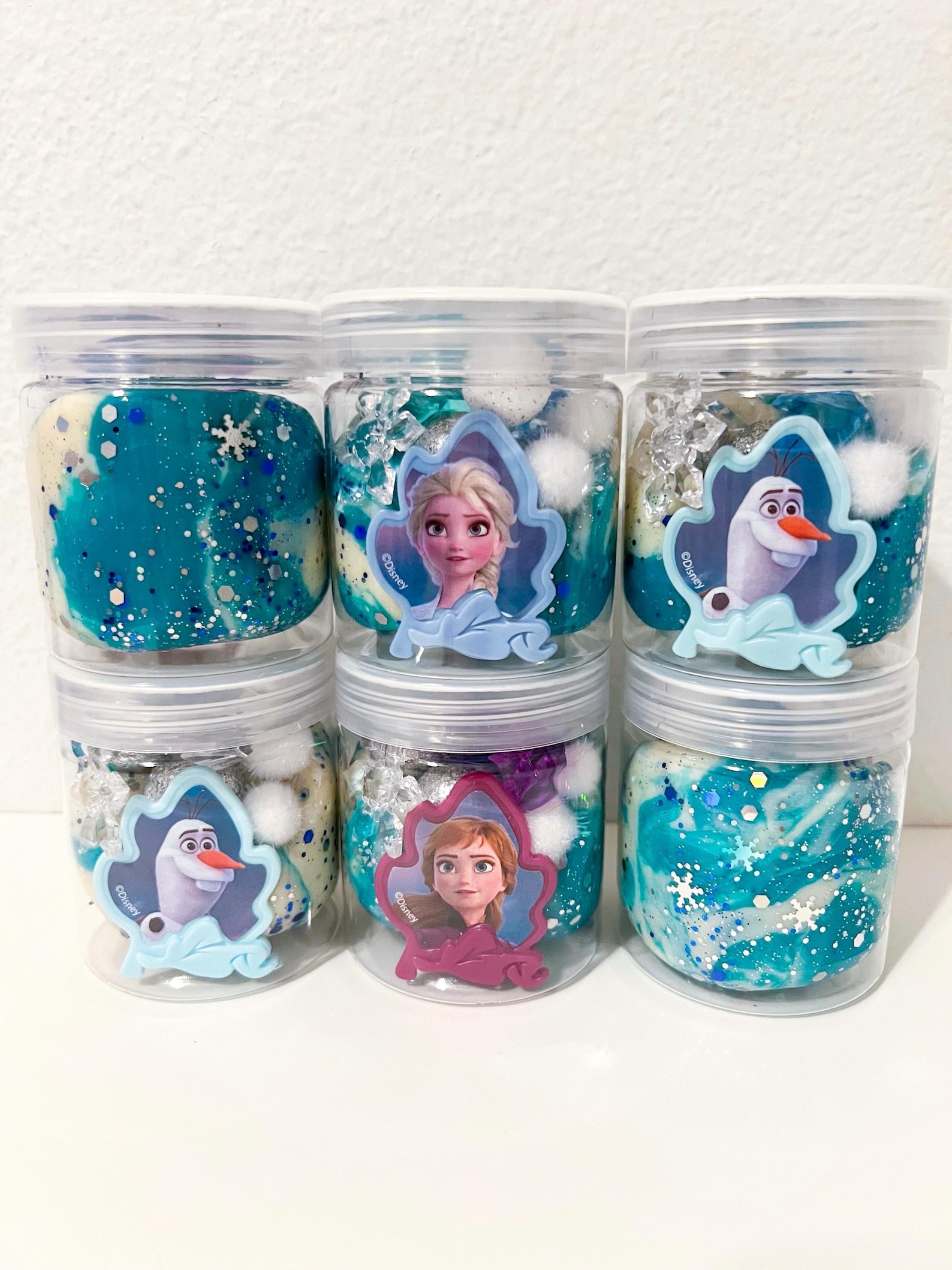 PRINCESS Play DOUGH JARS and Sensory Kit Party Favor - Girls Birthday ...