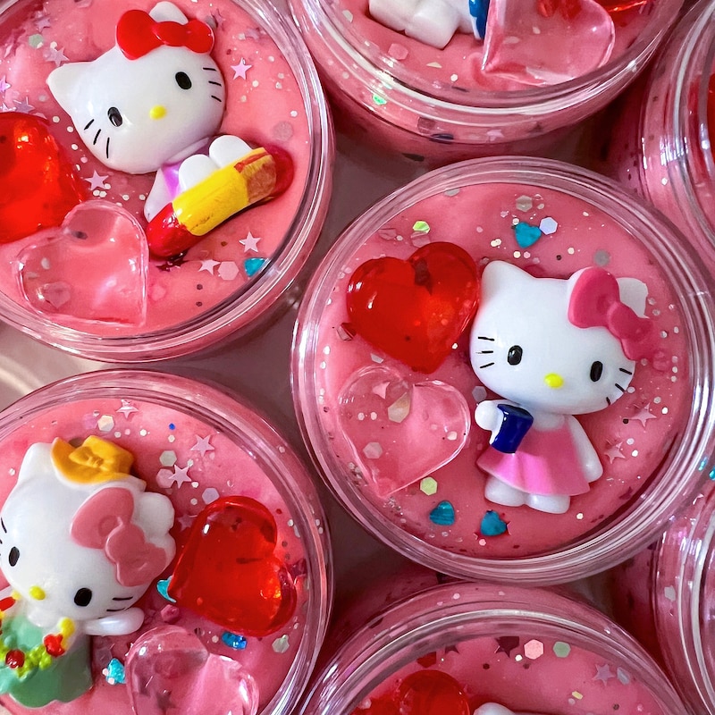 Hello Kittys Slime - Etsy