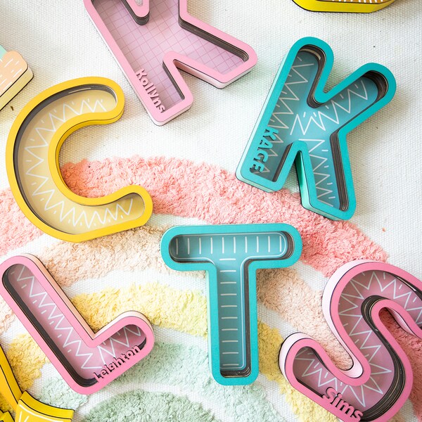 Letter Piggy Bank Adult - Etsy