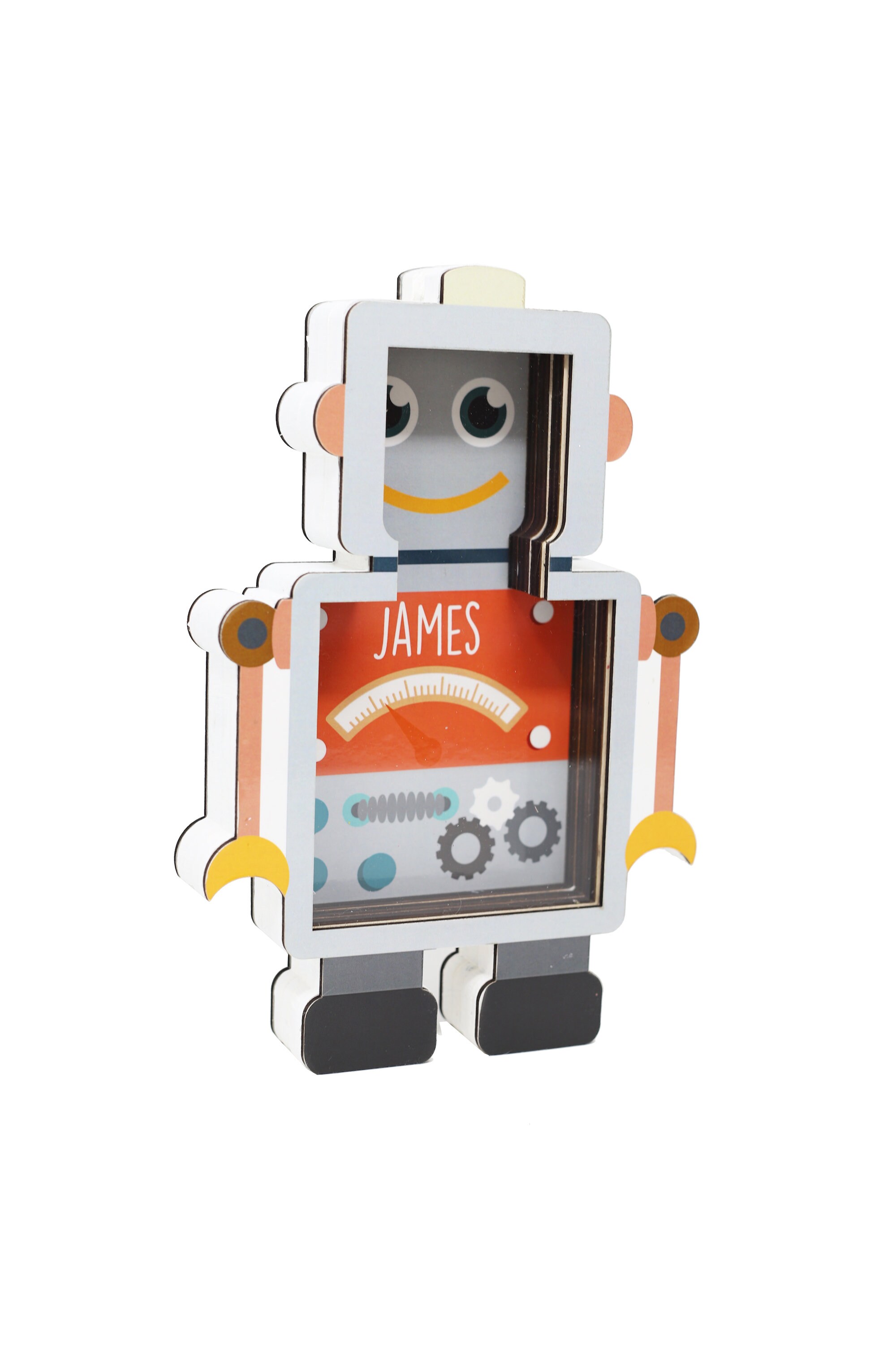 Robot Personalized Piggy Bank Robot Fund Money Bank Custom - Etsy