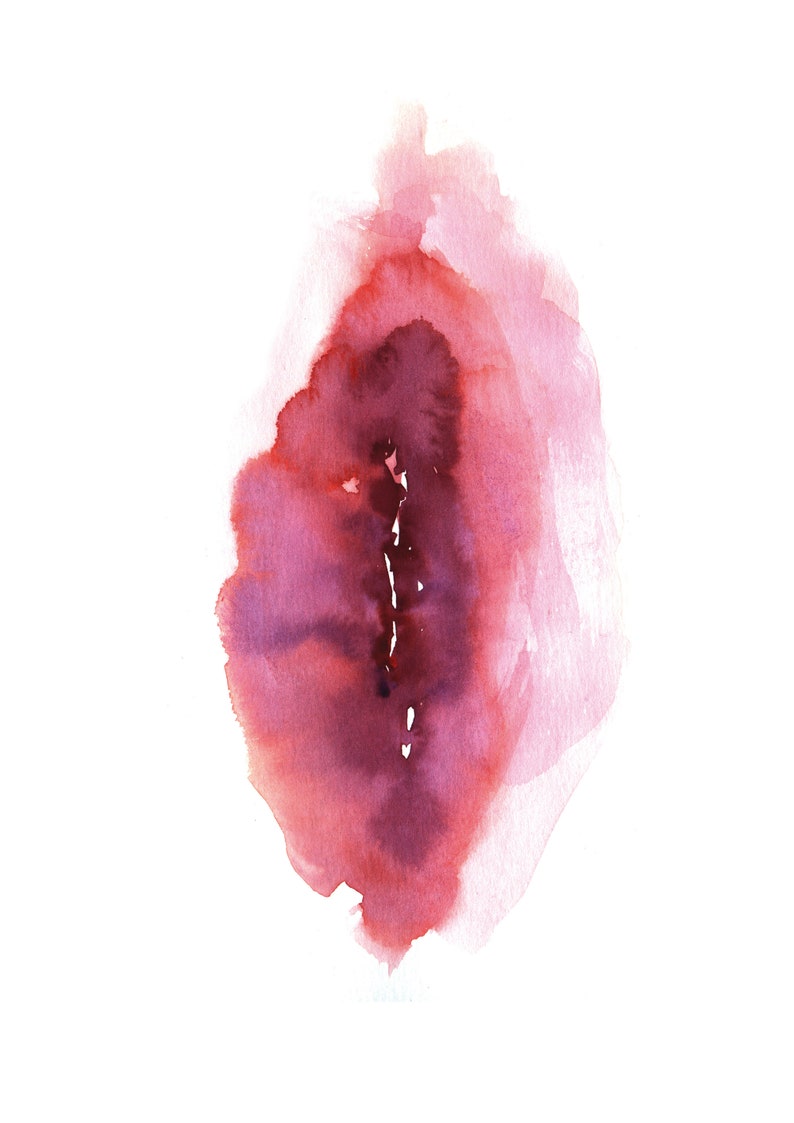 Vulva Set Print Yoni Woman Feminism Print Print Female Power