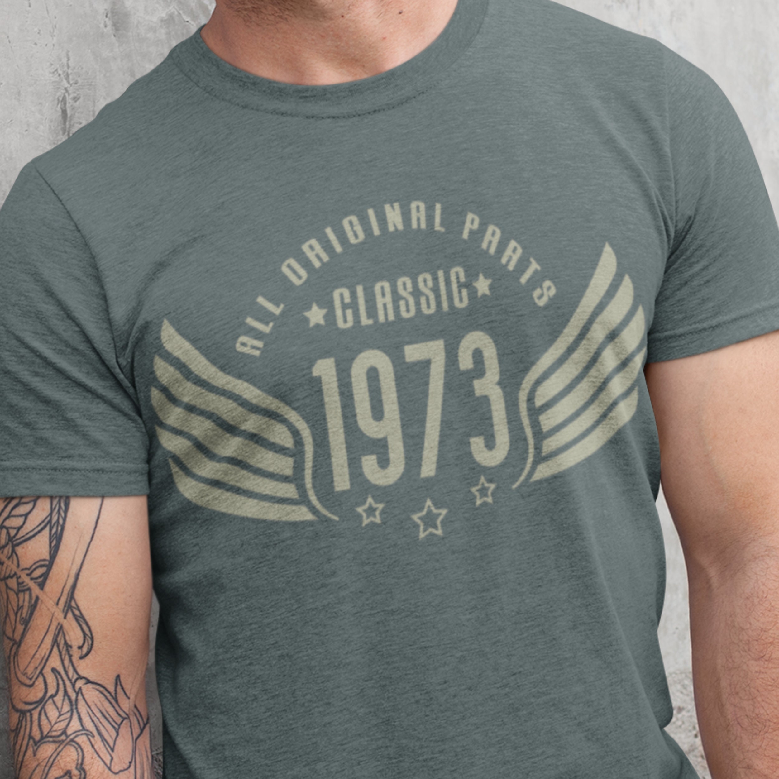 1973 Birthday Shirt 50th Birthday Shirt for Men 1973 Classic - Etsy