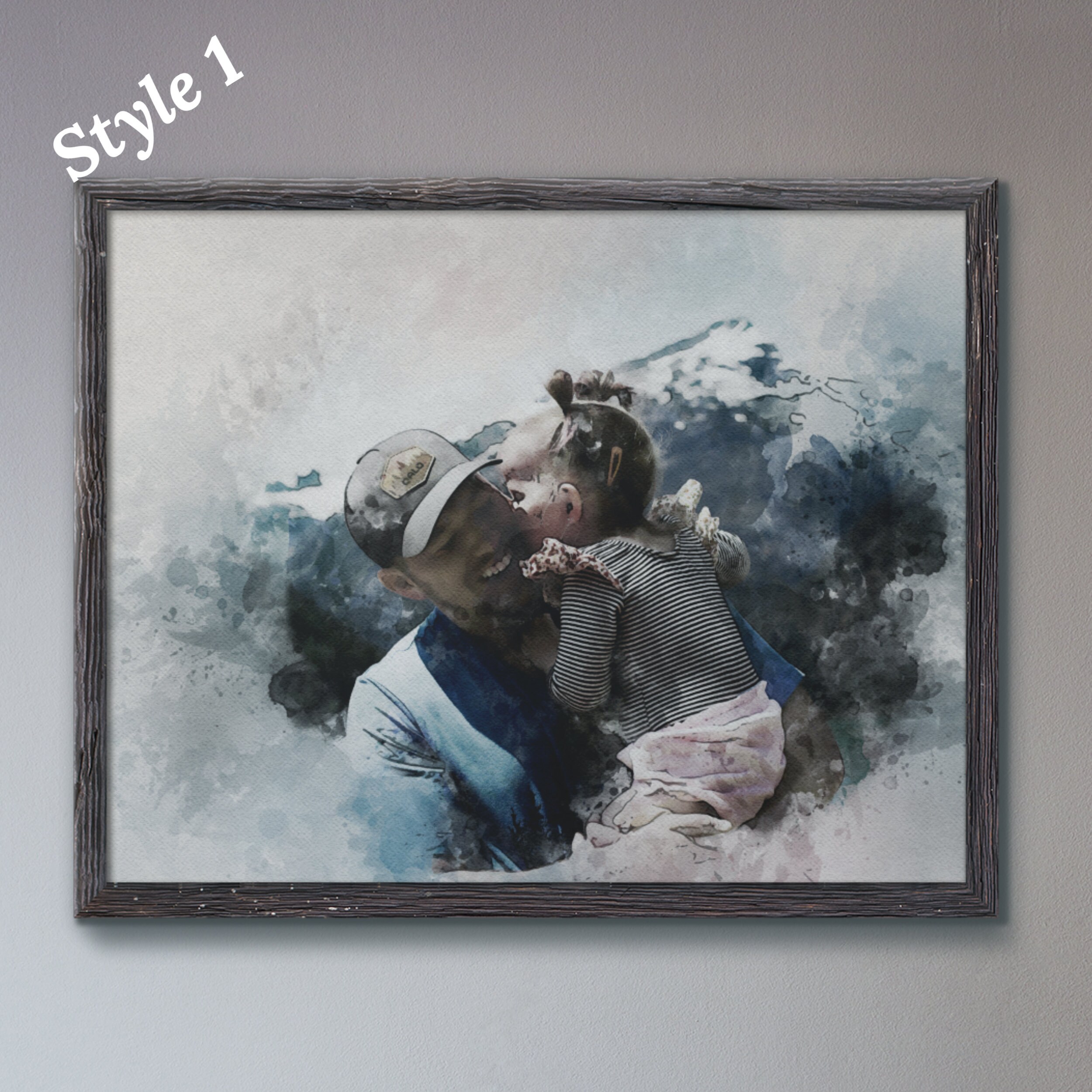Father And Son Love Paintings