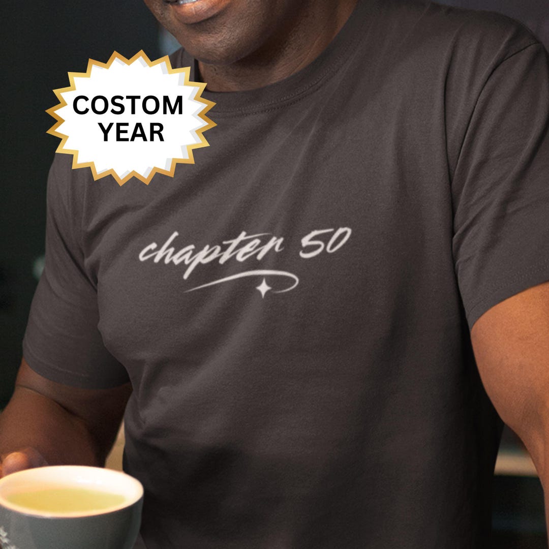 1976 Chapter 50 Birthday T-shirt, Vintage Year Celebration Tee - Etsy