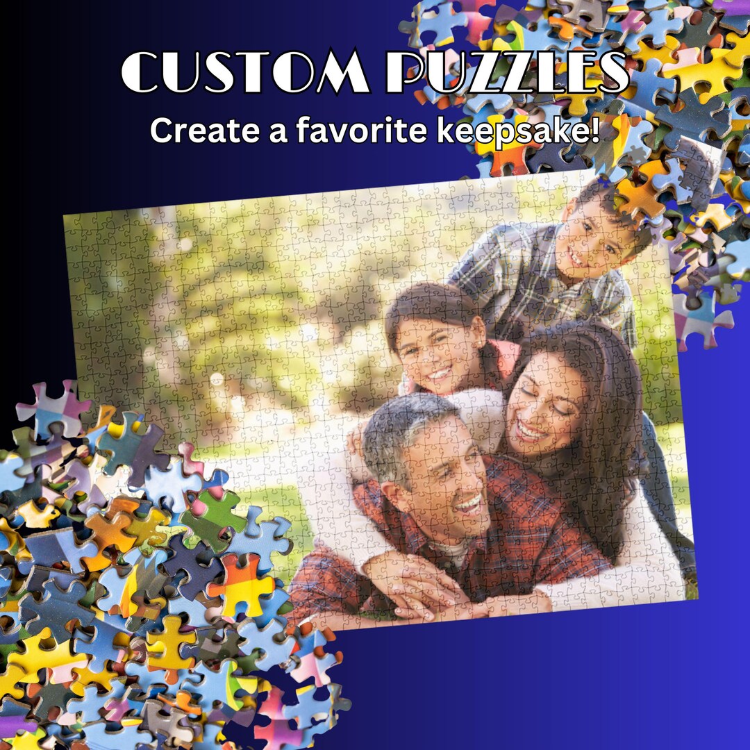 Custom Puzzle From Photo, Family Photo Puzzle, Birthday Puzzle, Puzzle ...