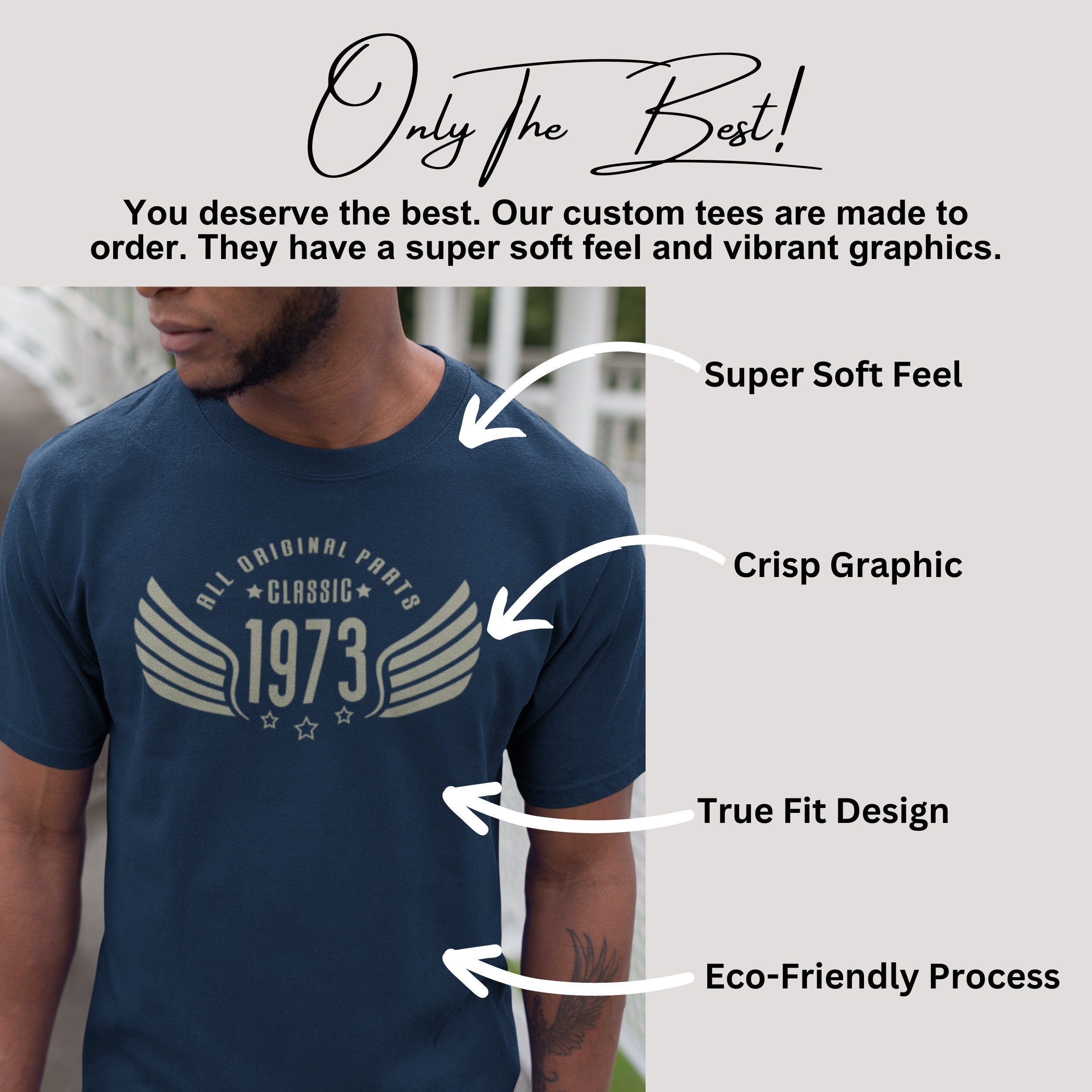 1973 Birthday Shirt 50th Birthday Shirt for Men 1973 Classic - Etsy