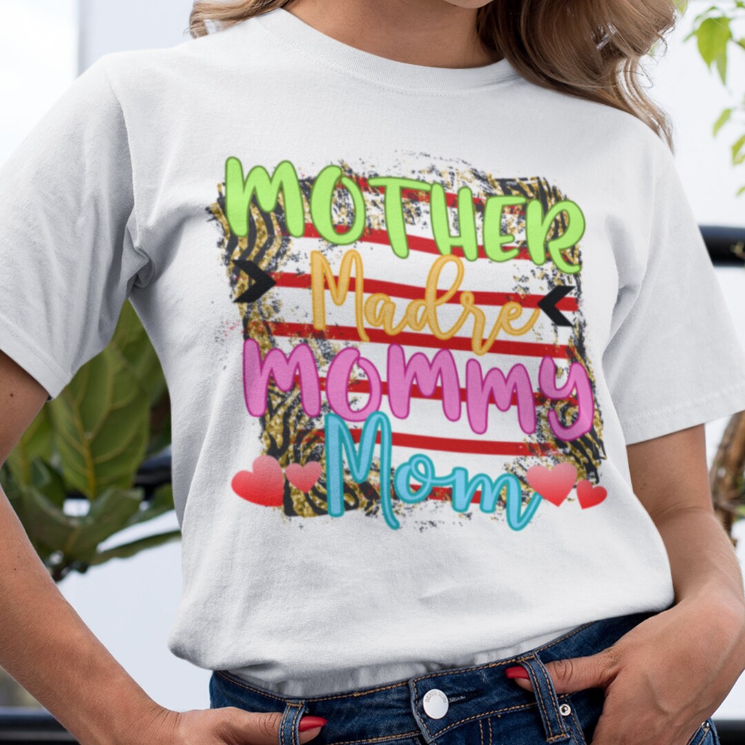 Motherhood Shirt, Cute Mom Shirt, Madre Tshirts, Funny Mom Tshirt ...