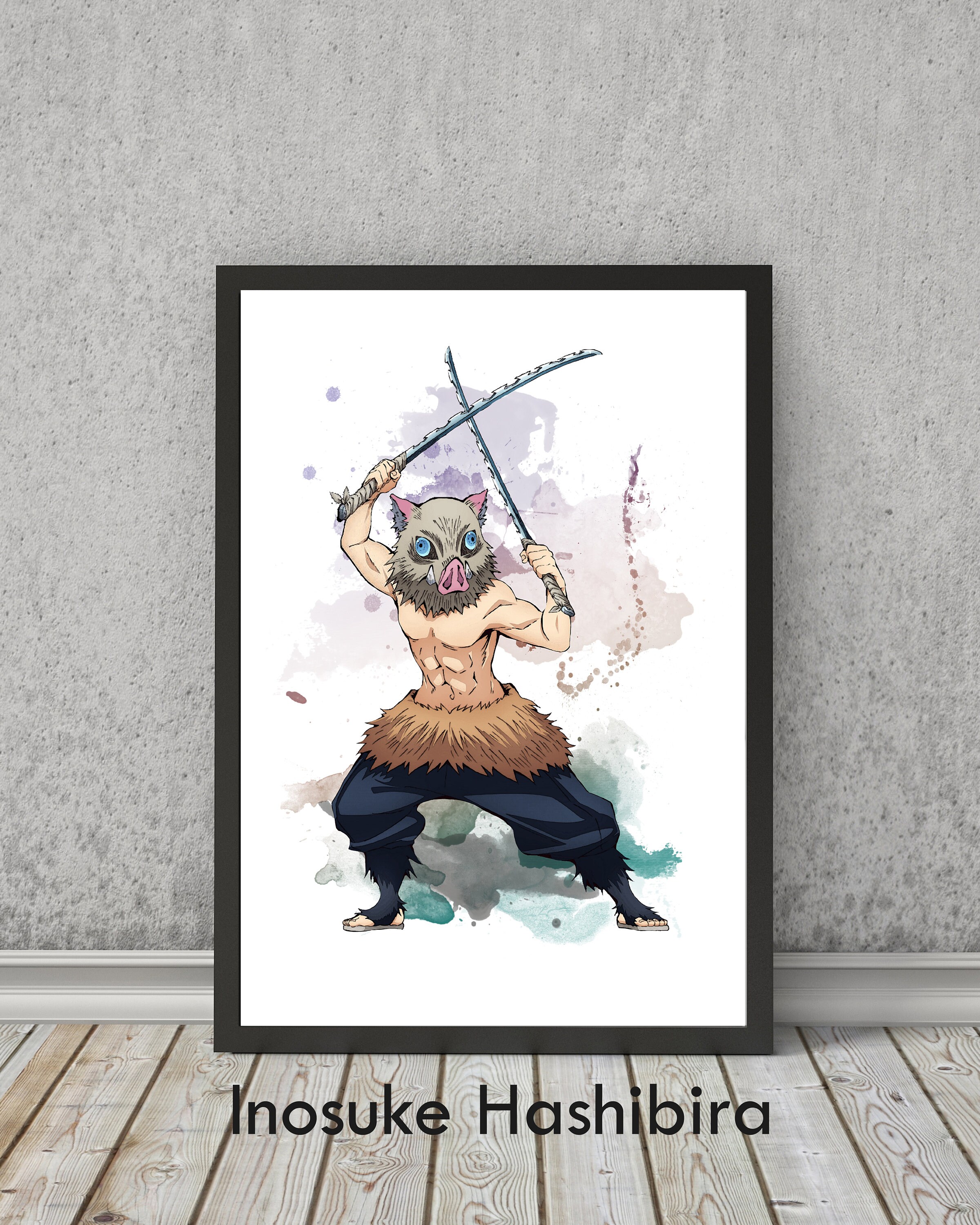 Demon Slayer Art Prints wall bedroom decor anime gift | Etsy