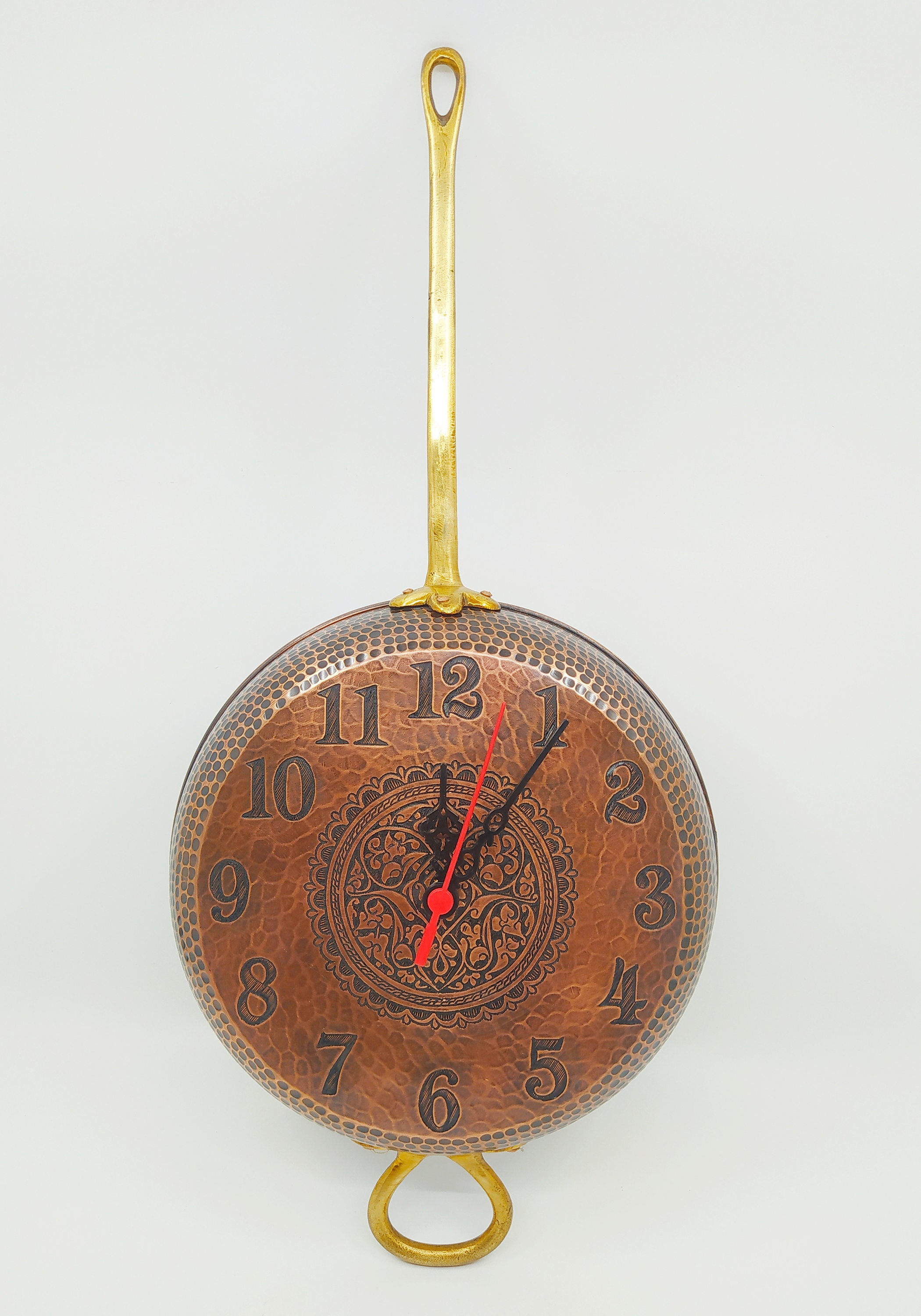 New Pan Model ClockHome Living Decor Copper Handcrafted | Etsy