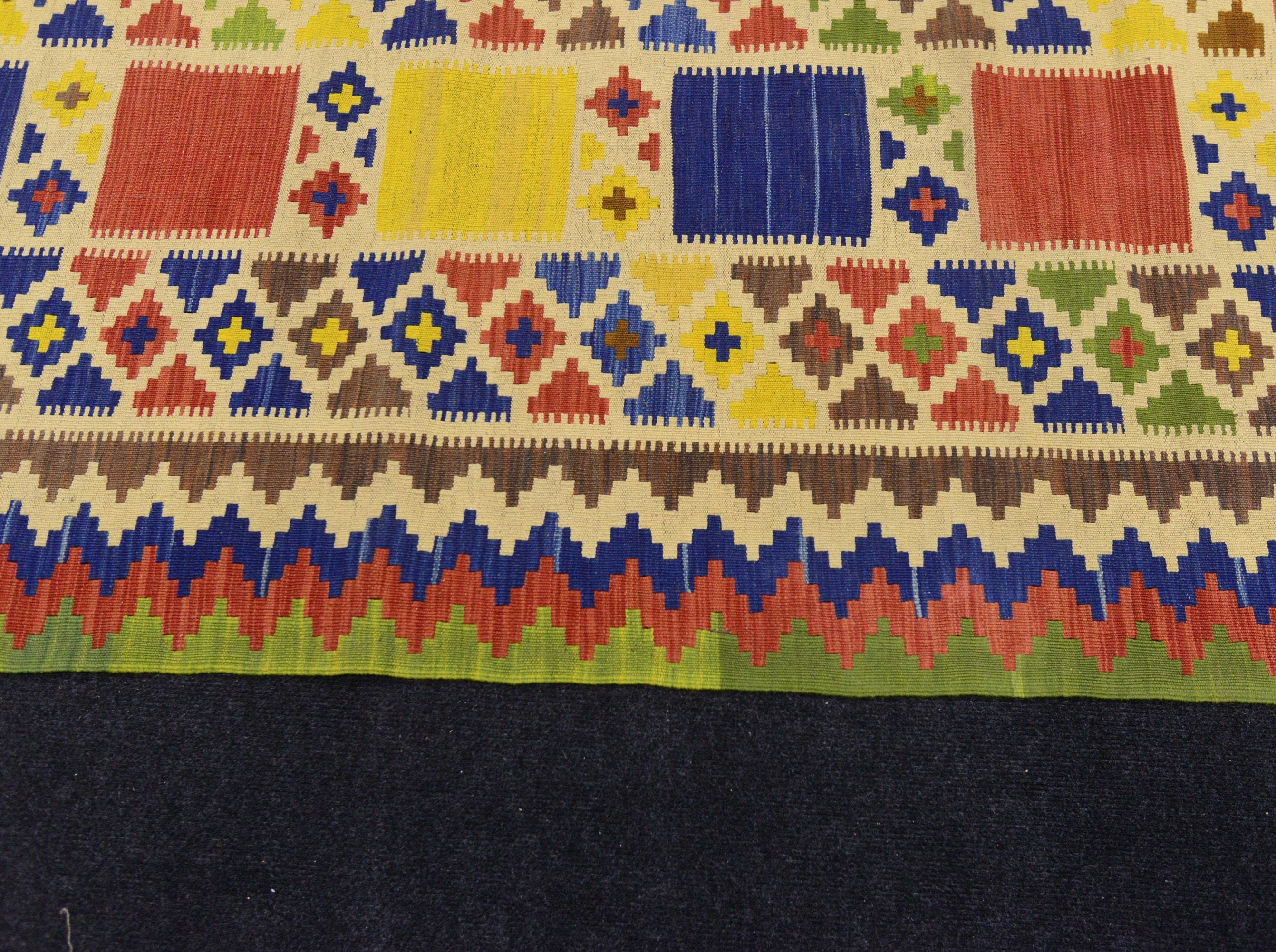 Pictorial Kilim Rug,8.2x5.9 Ft, Turkish Kilim Rug, Modern Kilim Rug ...