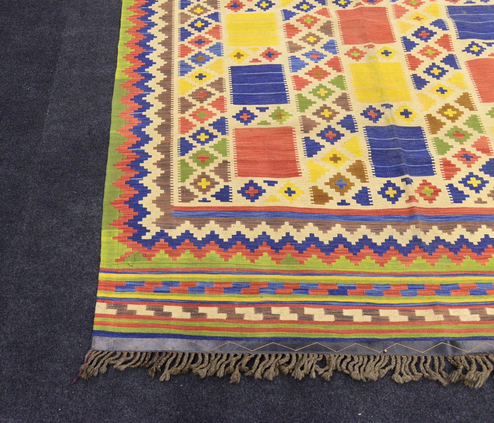 Pictorial Kilim Rug,8.2x5.9 Ft, Turkish Kilim Rug, Modern Kilim Rug ...