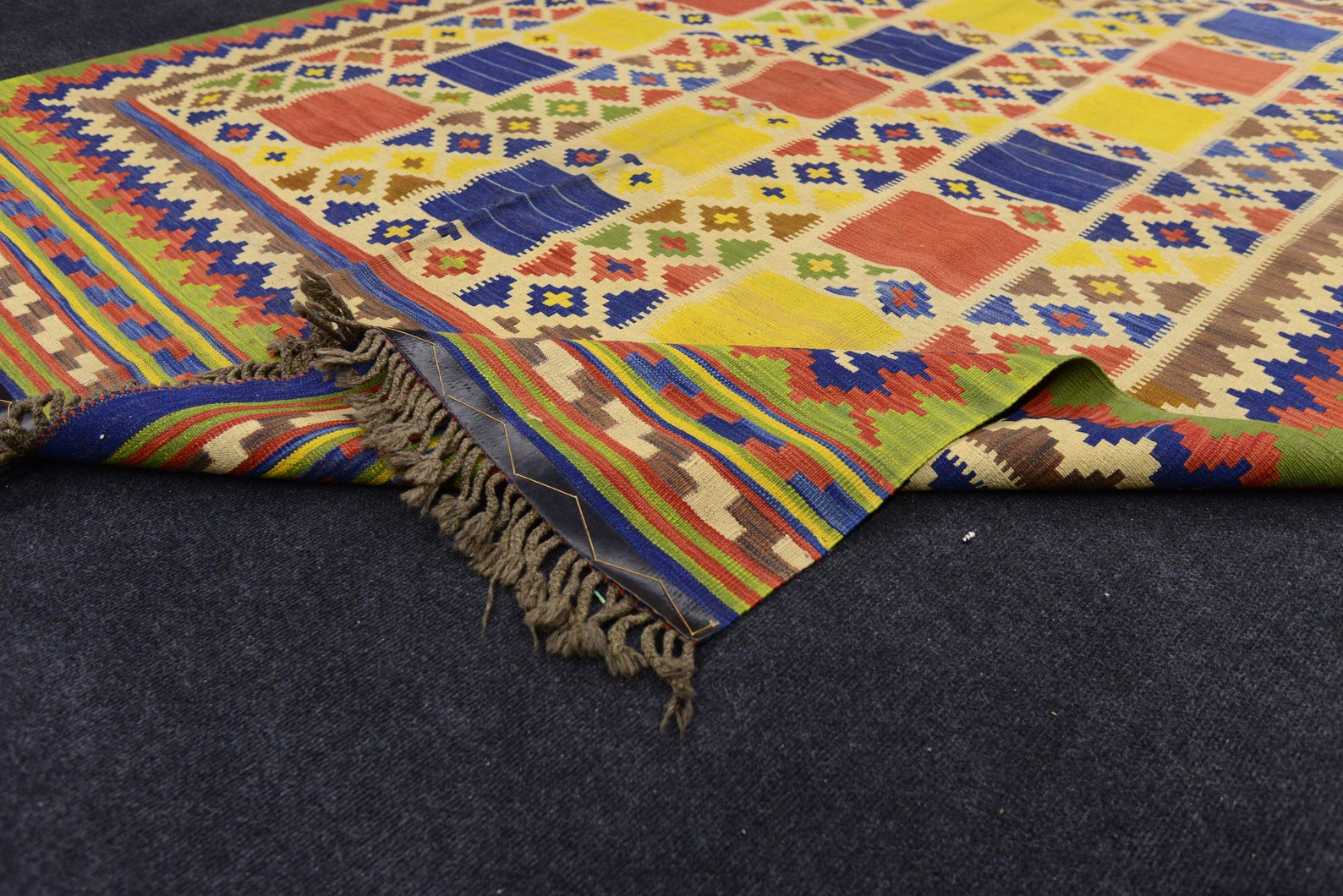 Pictorial Kilim Rug,8.2x5.9 Ft, Turkish Kilim Rug, Modern Kilim Rug ...