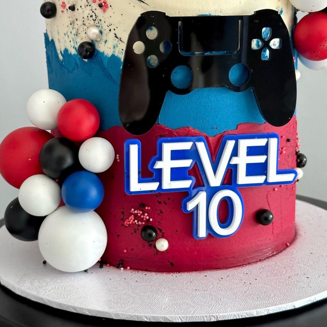 Personalised Gaming Cake Topper / Personalised Gamer Birthday Topper ...