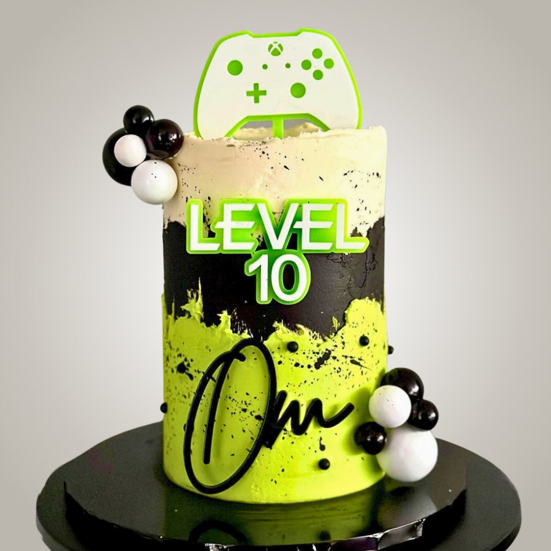 Gaming Cake Topper / Personalised Gamer Birthday Topper / Game ...