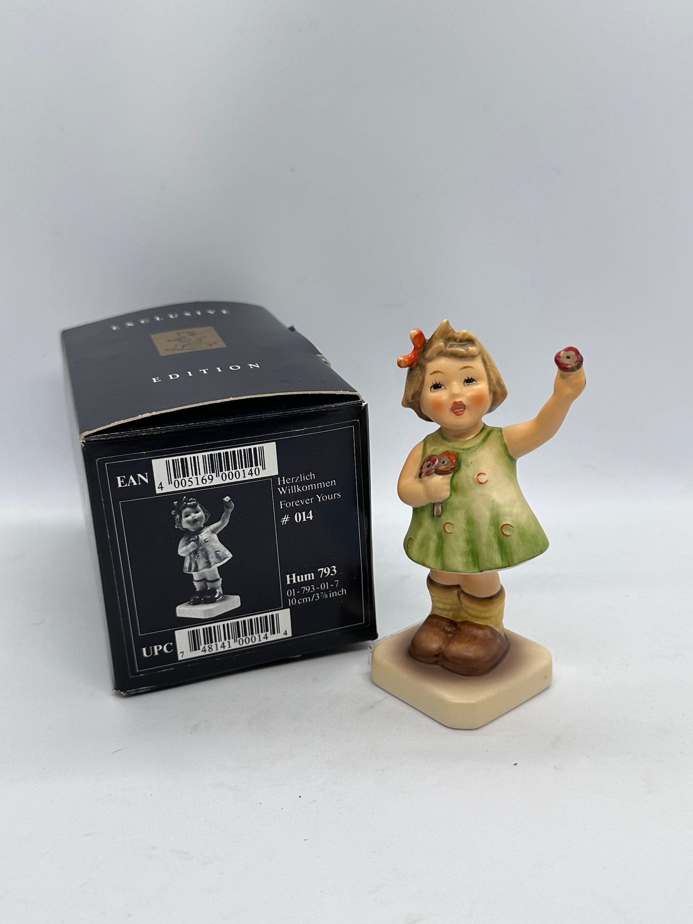 Vintage MI Hummel Little Girl "forever Yours" 1995 - Hum 793 - Vintage Goebel Handpainted ...
