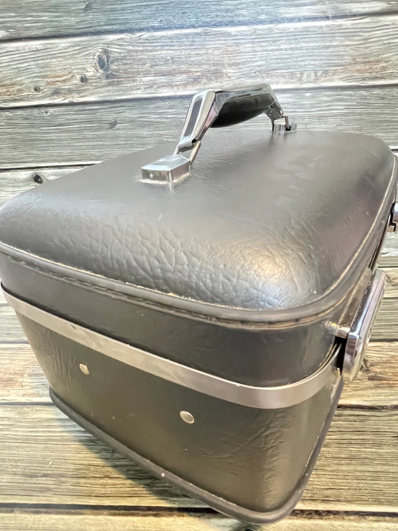 Vintage Train Case American Tourister - Navy Train Case - Slate Gray ...