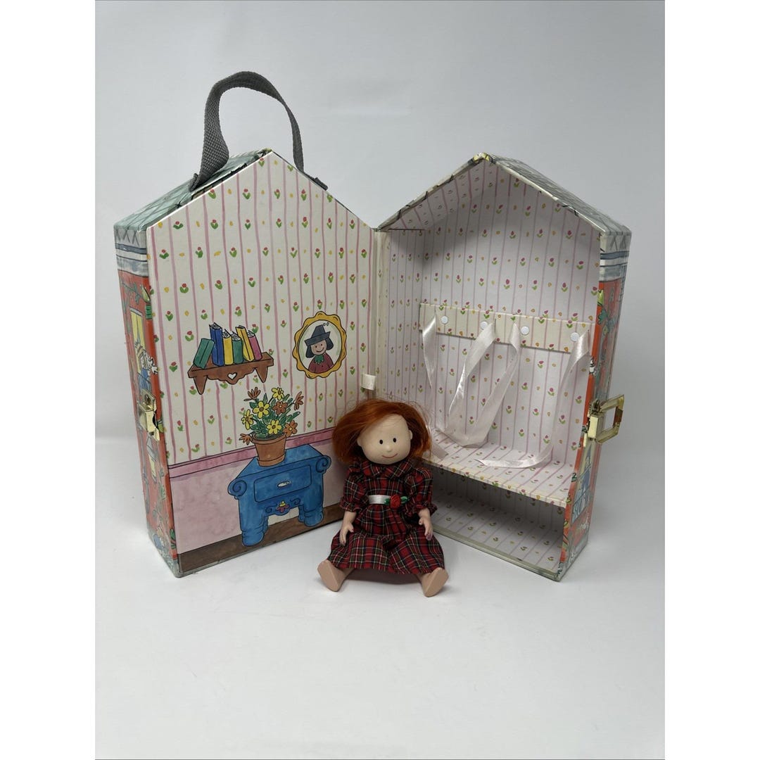 Vintage 1990s Madeline Paris House Carry Case Closet & Doll 7" - Etsy