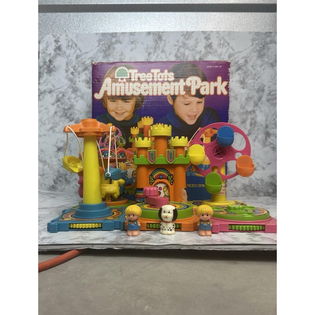 1976 Tree Tots Playset Amusement Park Toy in Original Box Kenner Toys ...