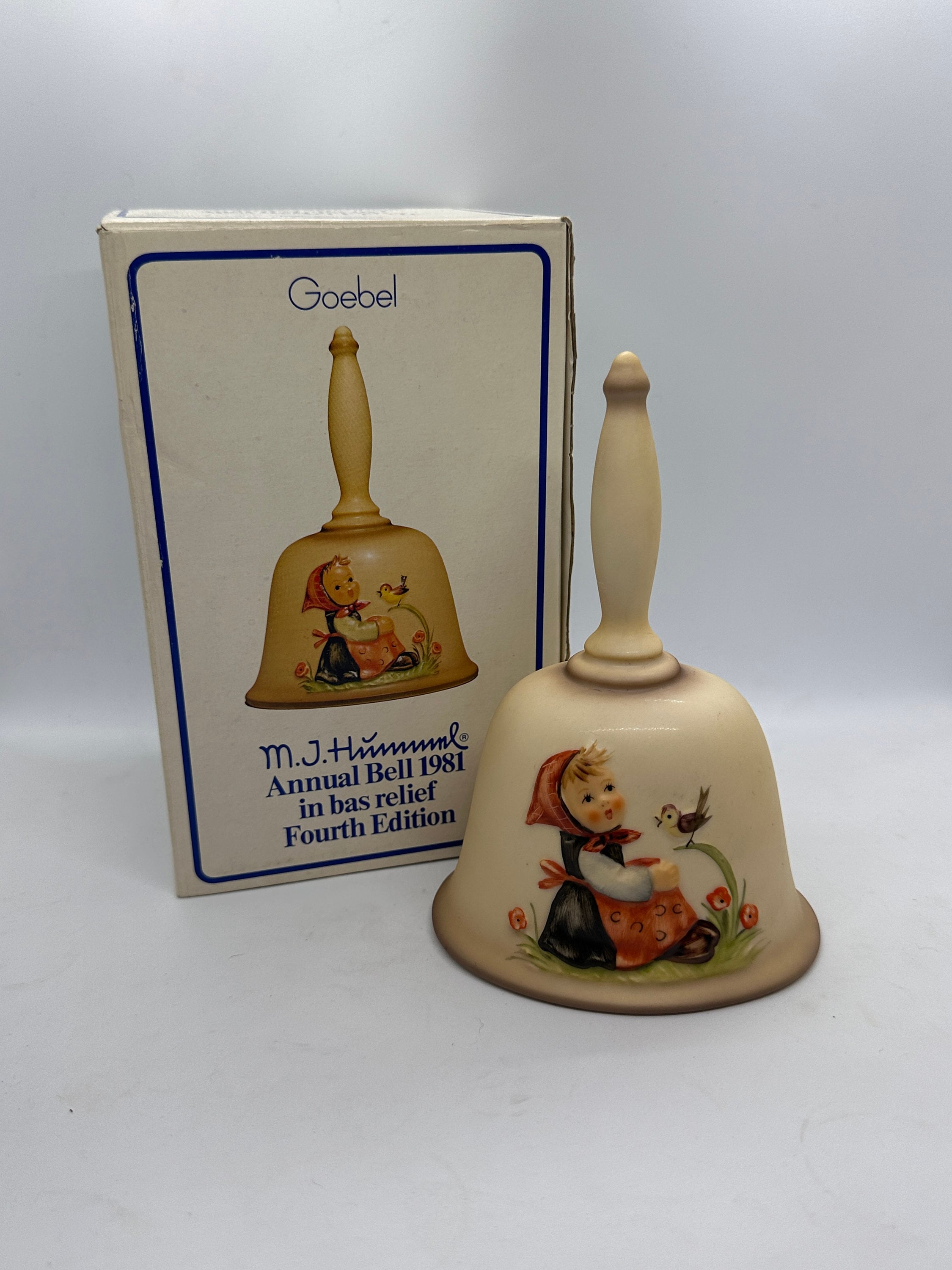 Vintage Hummel Goebel Bell Little Girl 1981 1978. Vintage German Bell ...