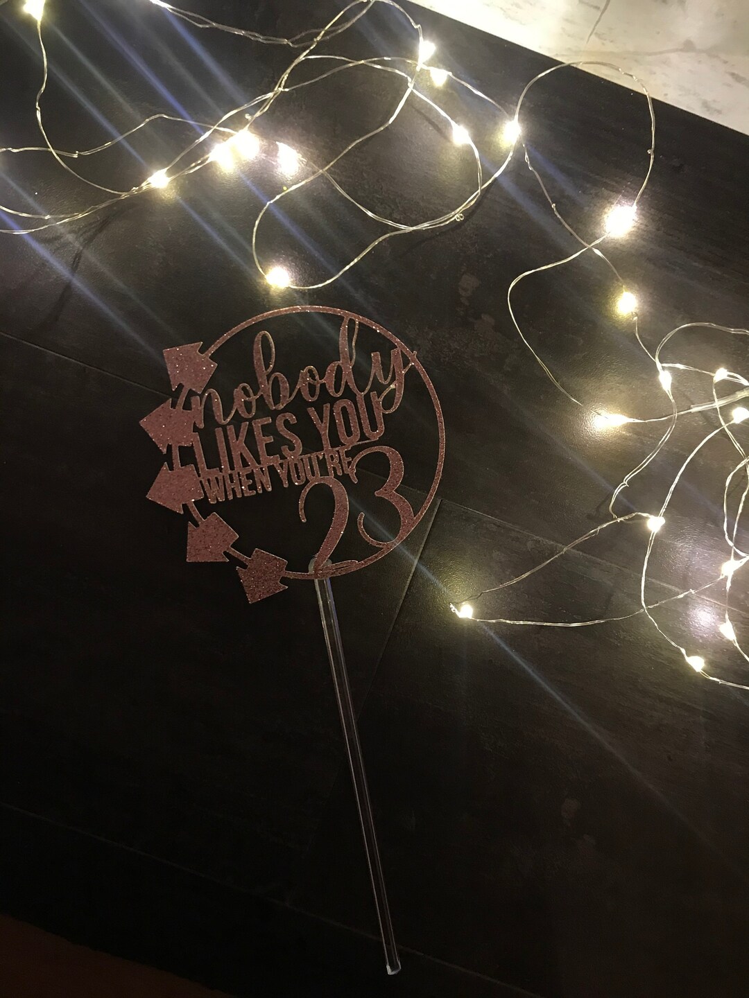 23rd Birthday Cake Topper - Etsy