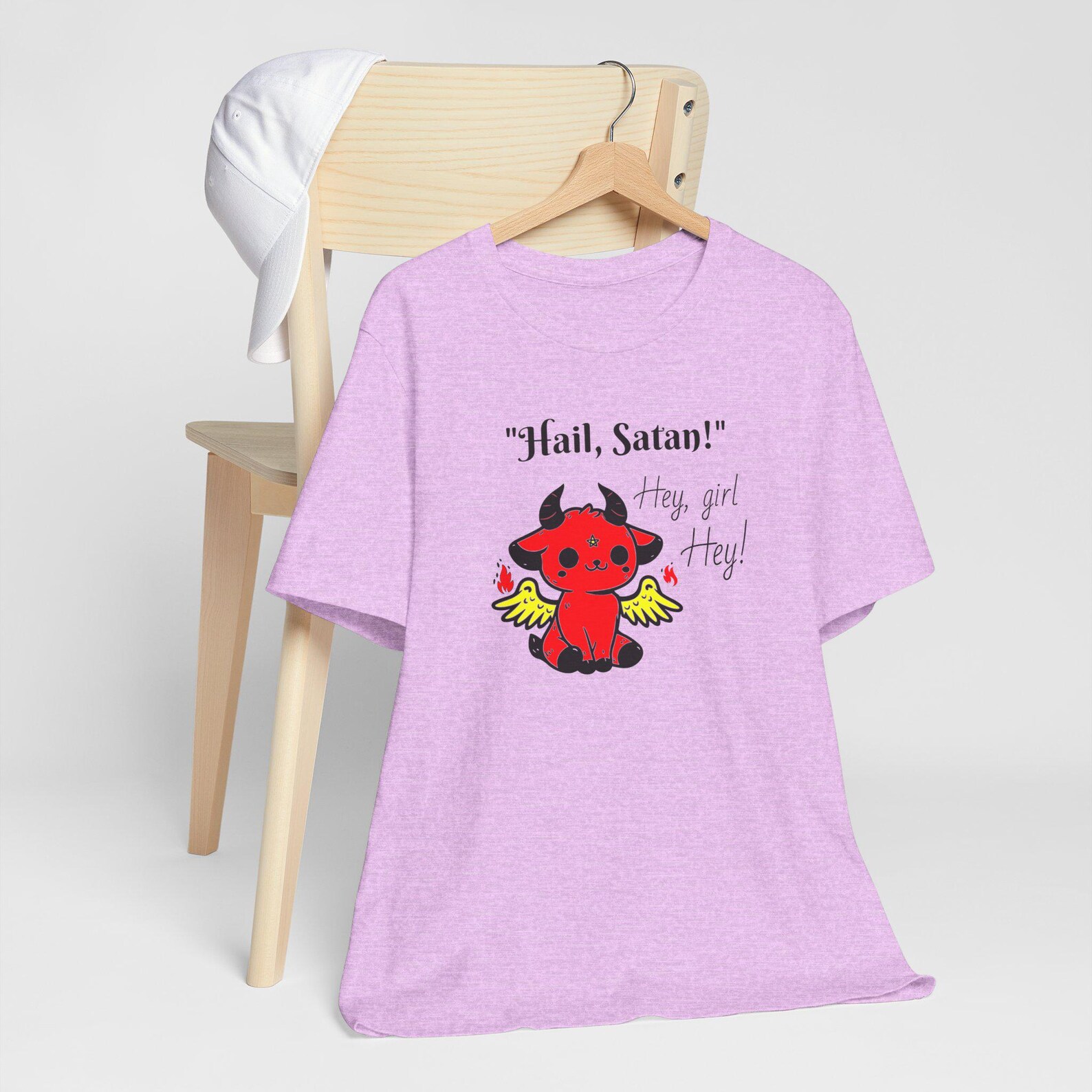 Little Devils | Cute Demon | Hail Satan | Hey, Girl Hey! | Funny Unisex ...