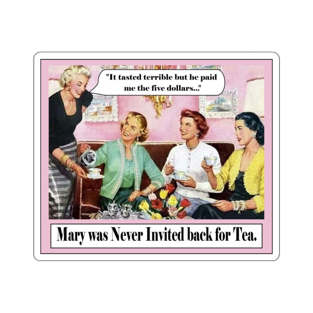 Retro Ladies: It Tasted Terrible... Sticker - Etsy