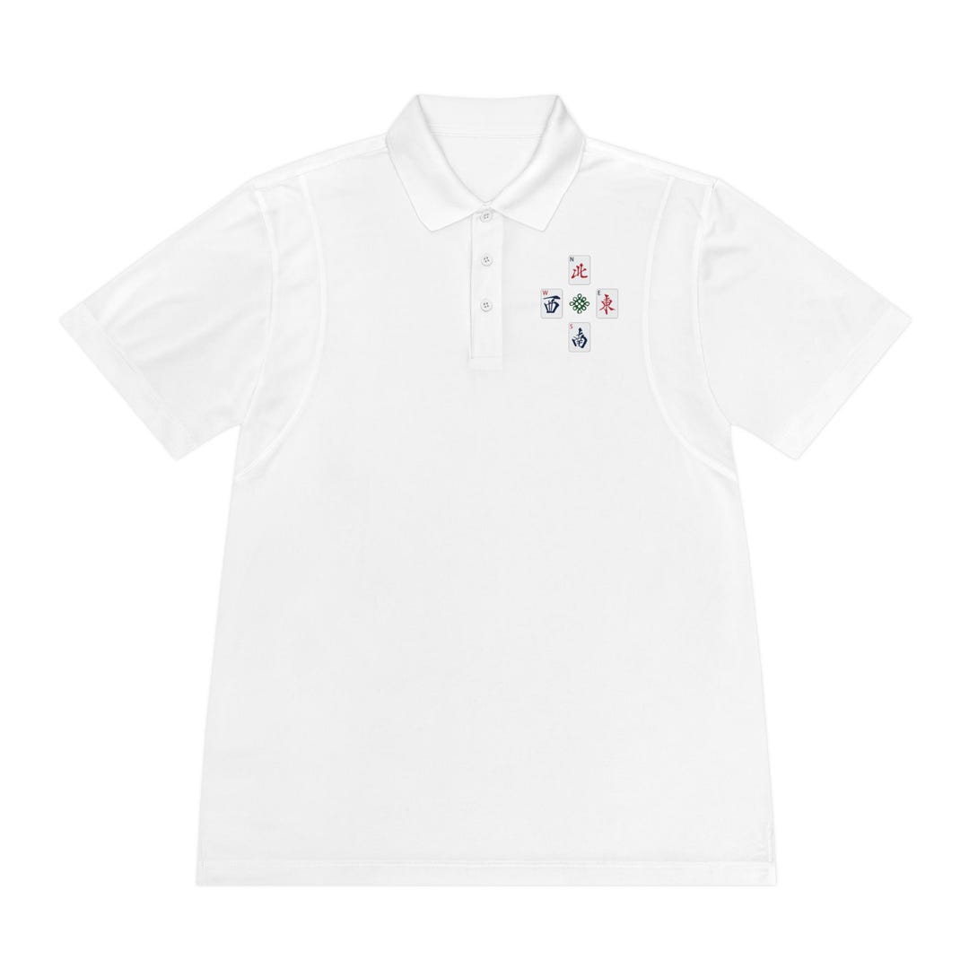 Mahjong Four Winds Tile Compass Men's Sport Polo Shirt - Etsy