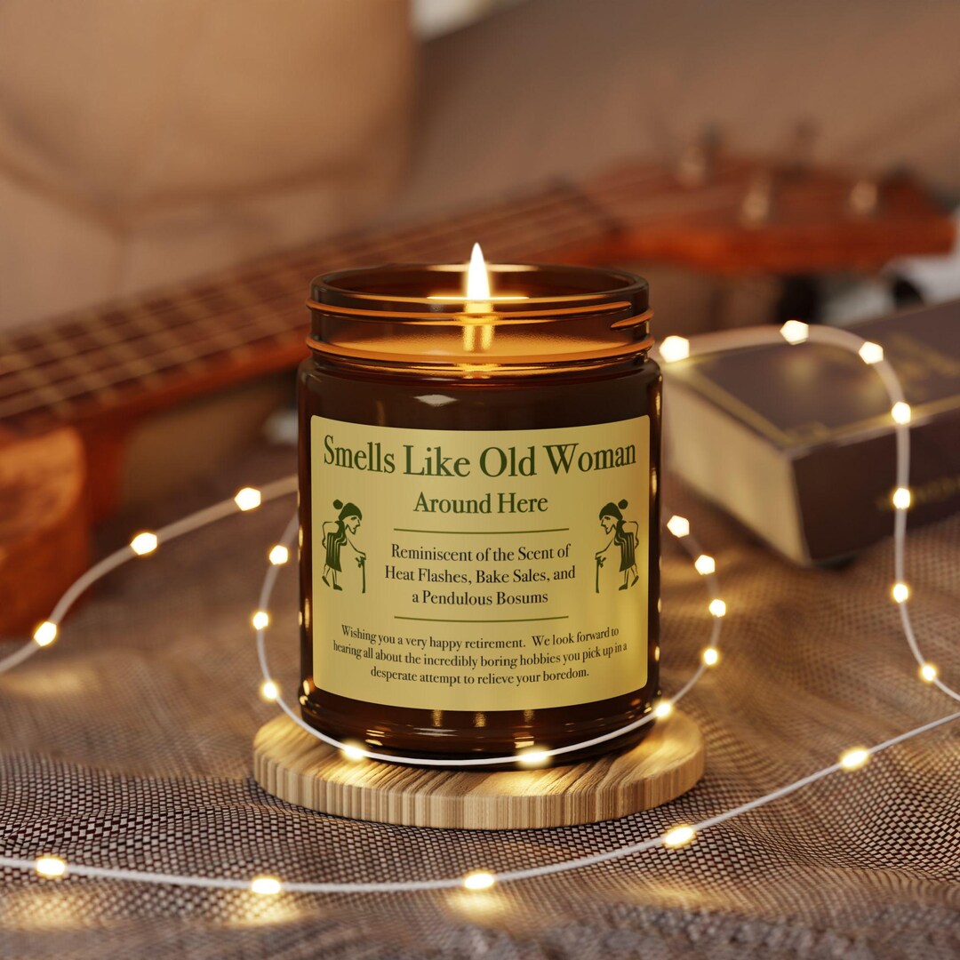 Retirement Gift | Office Goodbye Gift | Smells Like Old Woman Around ...