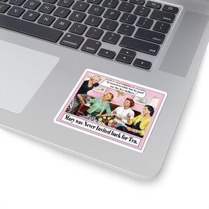 Retro Ladies: It Tasted Terrible... Sticker - Etsy