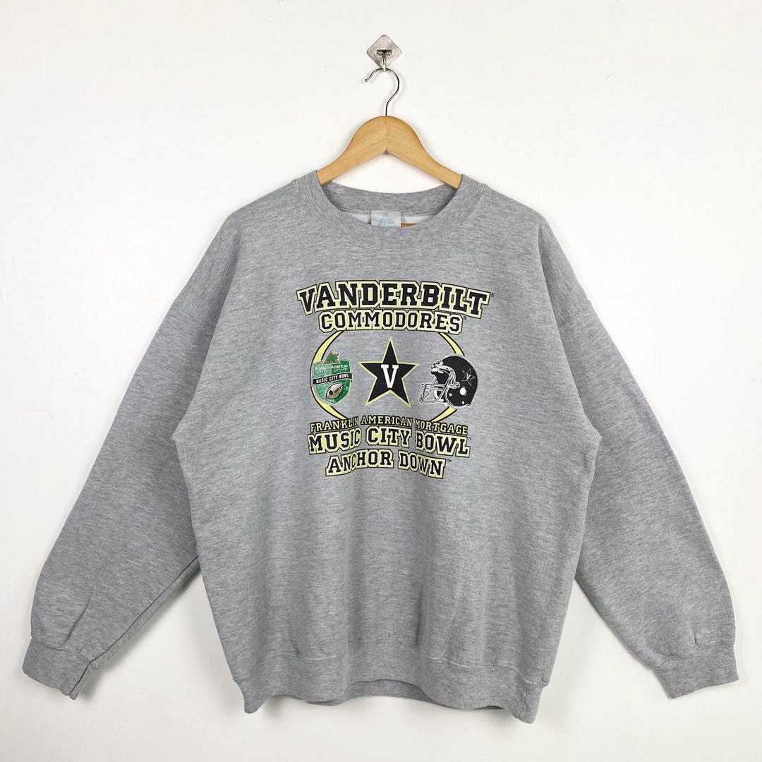 Vintage NCAA Vanderbilt University ‘commodores’ Crewneck Sweatshirt ...
