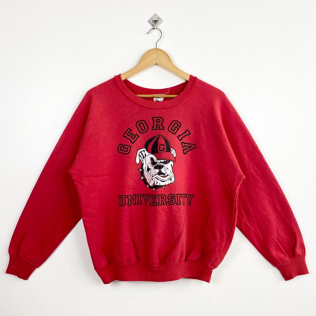 90s NCAA University of Georgia ‘bulldogs’ Crewneck Sweatshirt Print ...